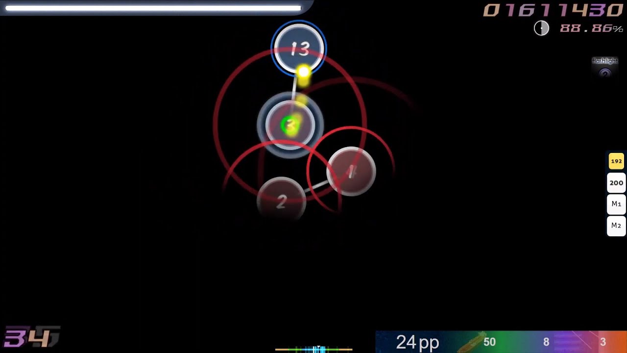 osu! - dum surfer flashlight pass - YouTube