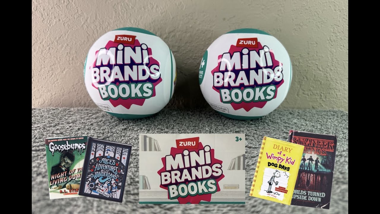 Zuru Mini Brands Books Edition Series 1 Unboxing - YouTube