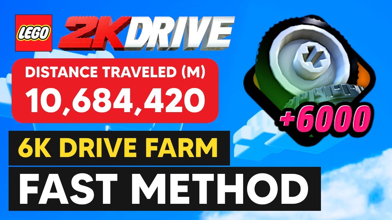 How to Farm 6000 Miles (FAST Method) - LEGO 2K Drive - YouTube