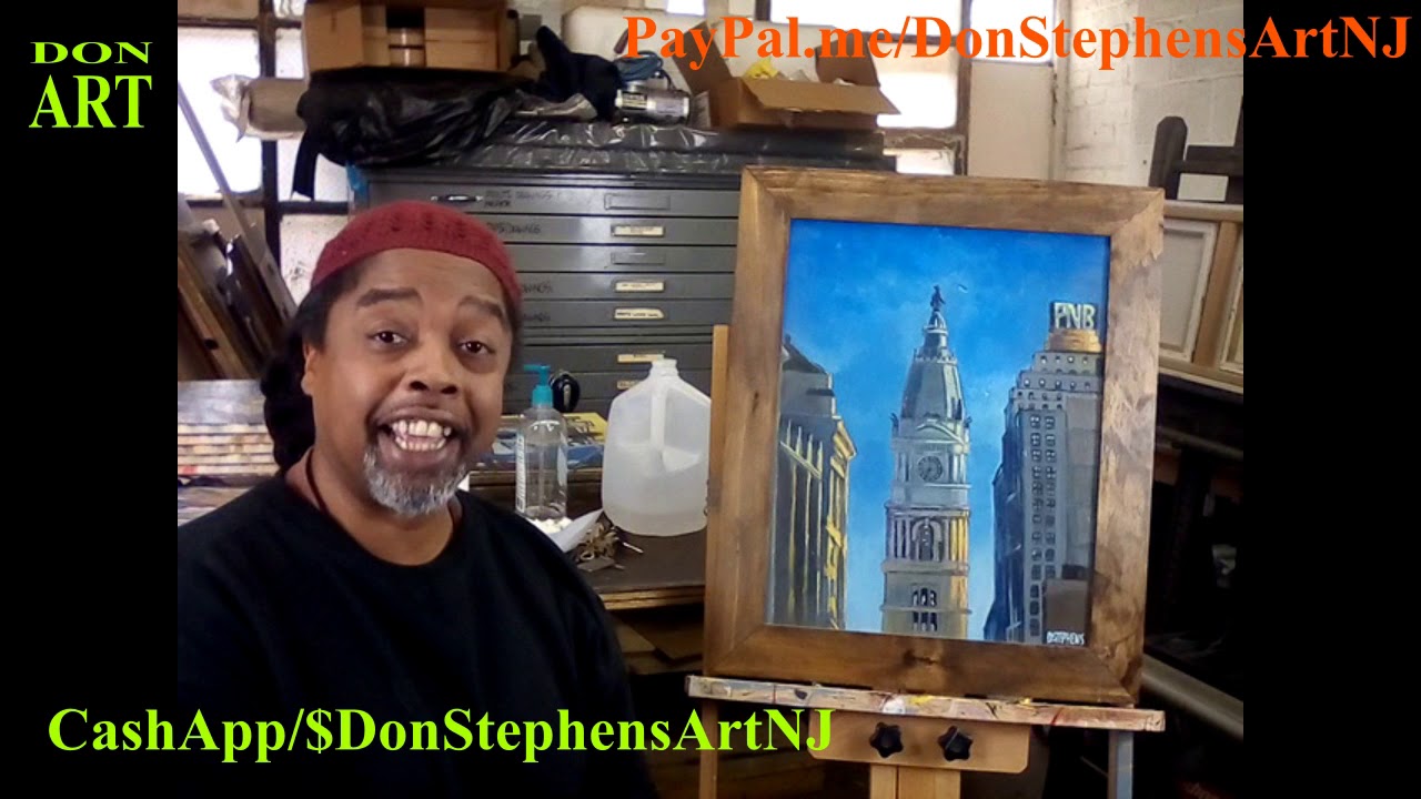 Don Stephens Art, City Hall a phillycityscape Artist Talk LIVE/SALE ...