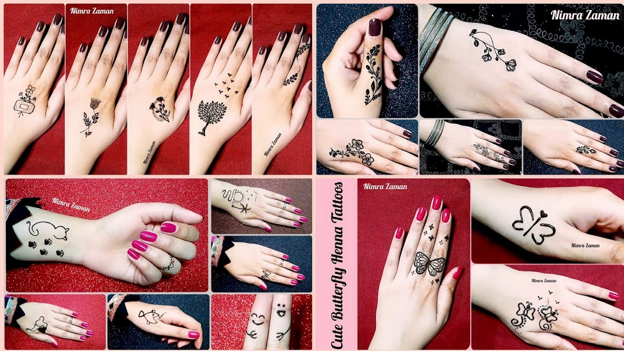 Top 20 Henna Tattoos | Beautiful Unique small mehndi Tattoo designs for ...