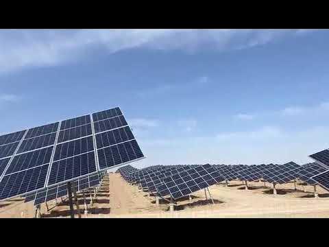 Tilted Single Axis Solar Tracker - YouTube