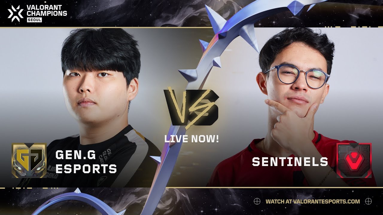 VCT Champions Seoul GenG vs Sentinels Match 17 Day 9 elimination lower ...