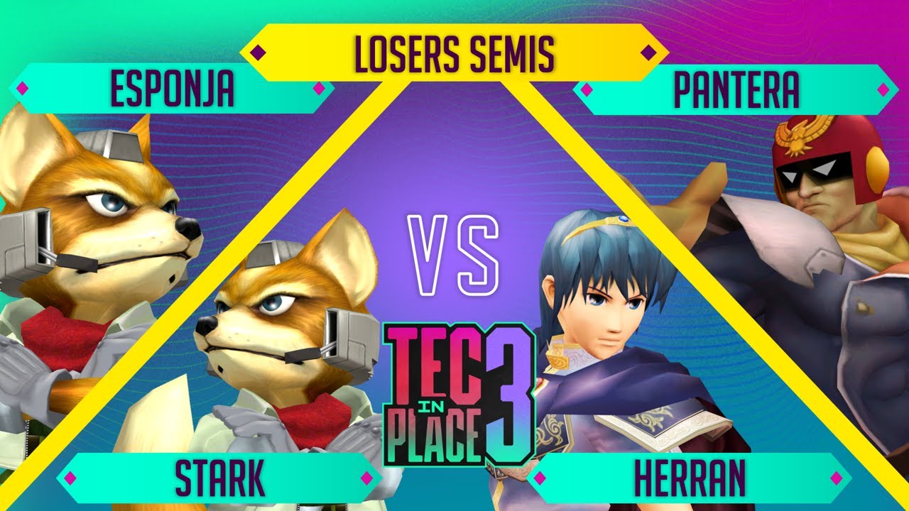 Tec In Place 3 - Dobles Losers Semis - Esponja + Stark vs PanterA + Herrán - YouTube