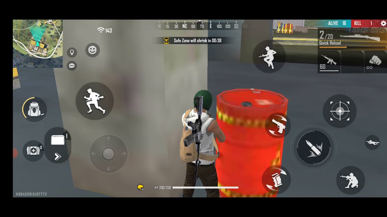 free fire ultra noob player red dram blast in Bin mach //free fire noob ...