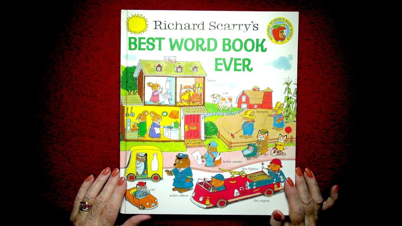 Richard Scarrys Best Word Book Ever Read by Nita - YouTube