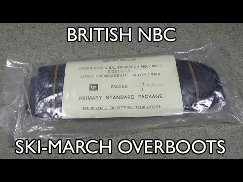 British NBC Overboots Ski-March No. 1 Mk 1 - YouTube