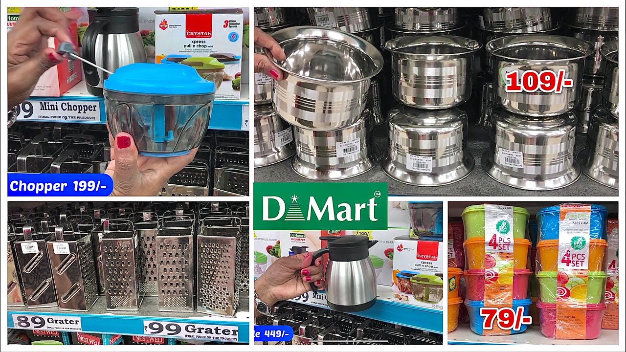 D'Mart New Plastic Container Storage Basket New Kitchen Tool From Rs.29 ...