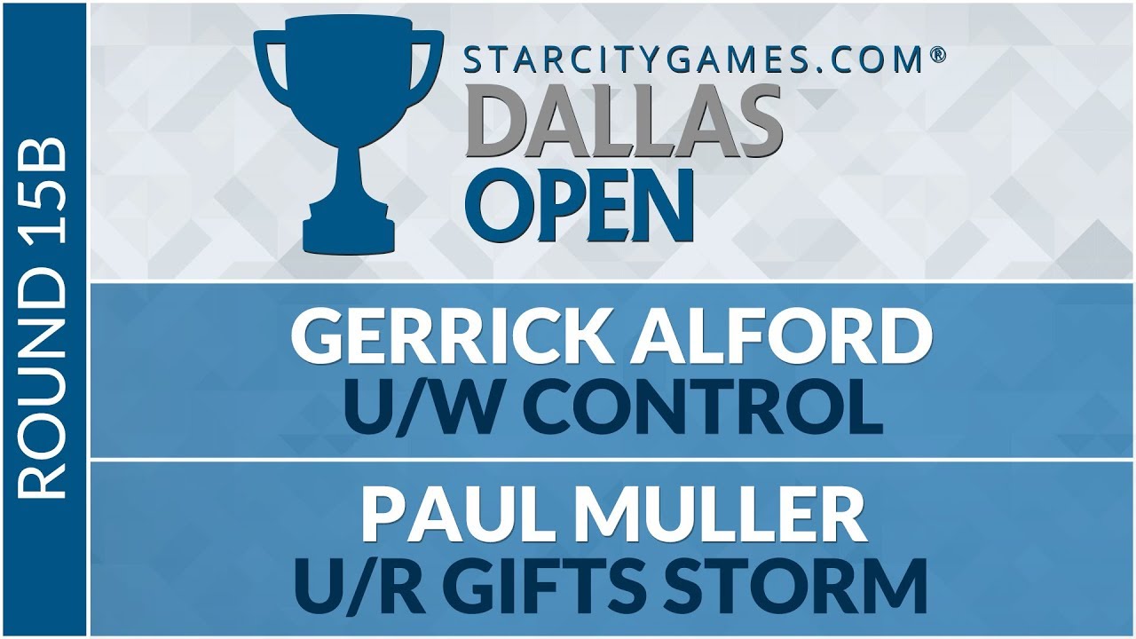 SCGDFW - Round 15b - Gerrick Alford vs Paul Muller [Modern] - YouTube