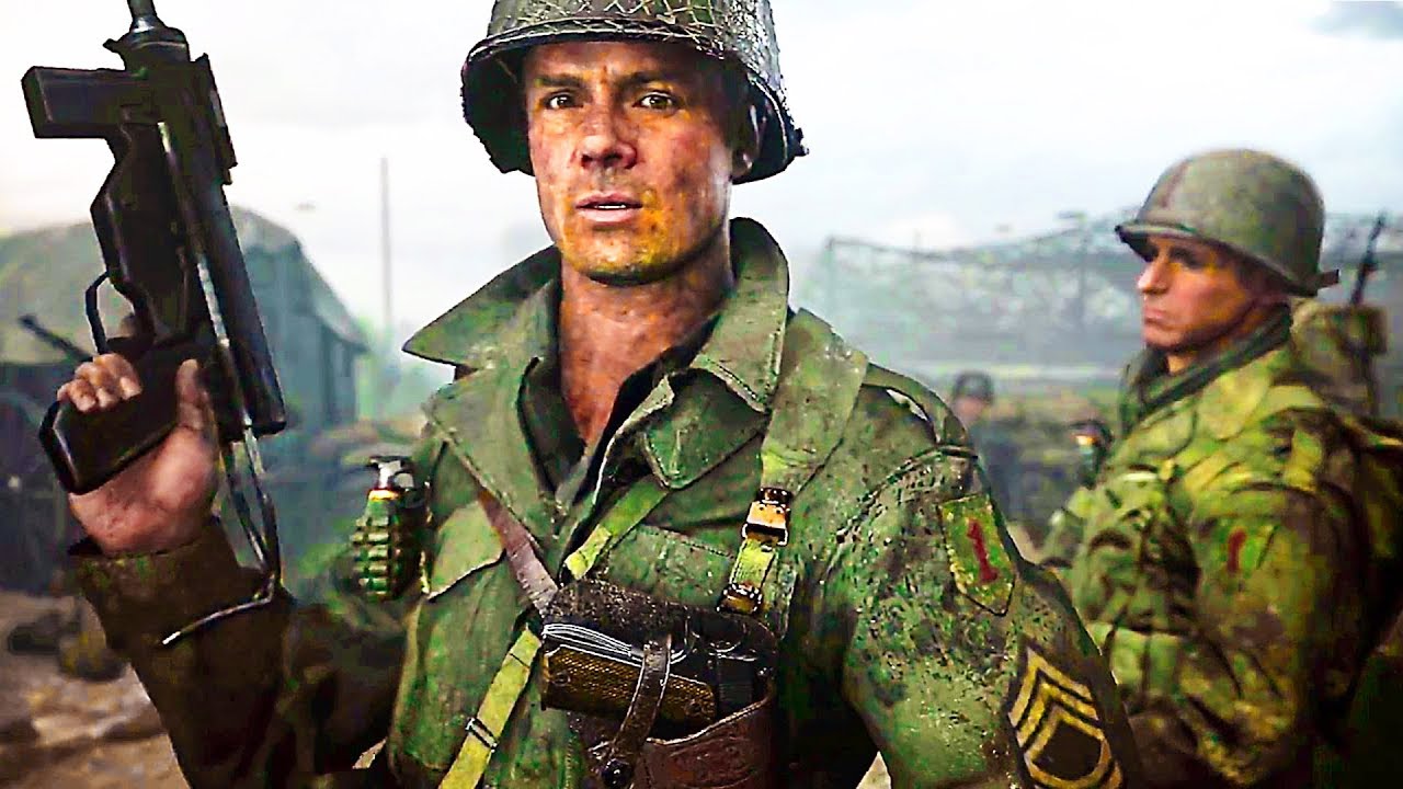 CALL OF DUTY: WW2 - All Cutscenes Movie (PS4, Xbox One, PC) - YouTube