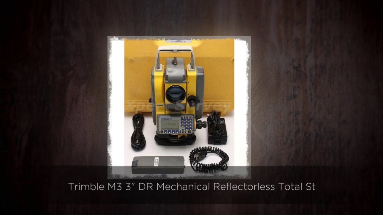 Trimble M3 3" DR Mechanical Reflectorless Total Station - YouTube