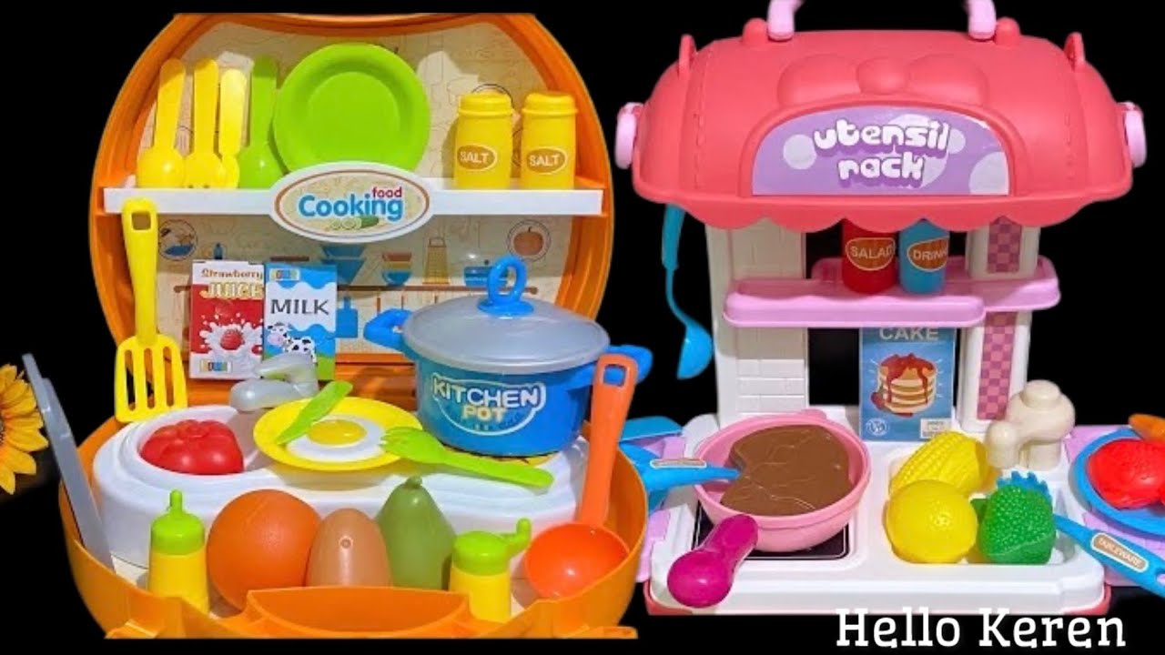 20 MINUTES SATISFYING WITH UNBOXING MINI KITCHEN COOKING PLAYSET TOY ...