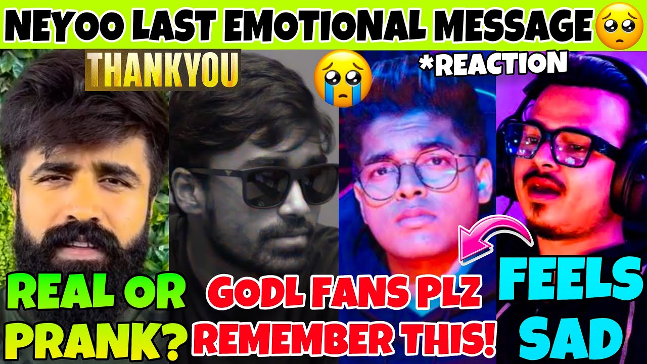REAL REASON Of Godlike OG Lineup Break🥺ALL CRYING😭 Neyoo LAST EMOTIONAL ...