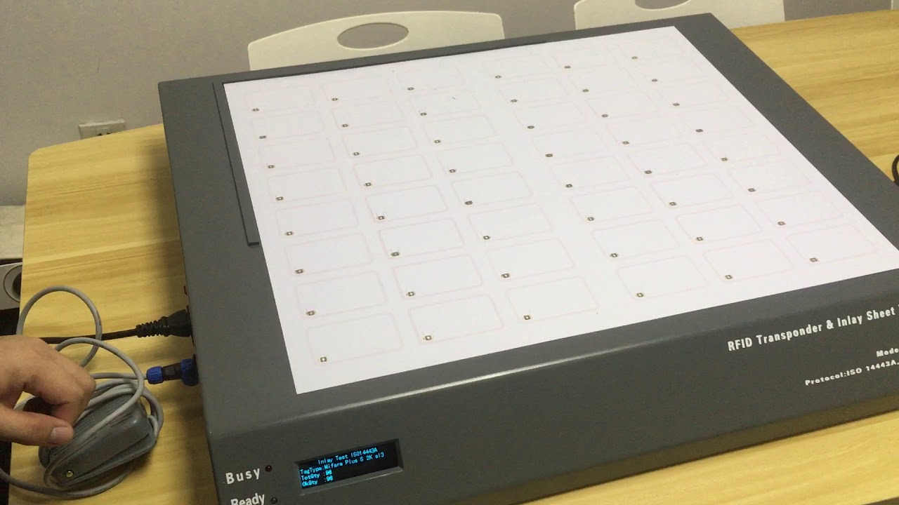 How to test sheet inlay and read UID - YouTube