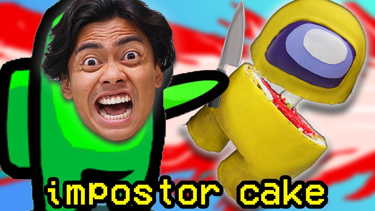 Among Us but it's a CAKE (Imposter IQ 9,999,999%) - YouTube