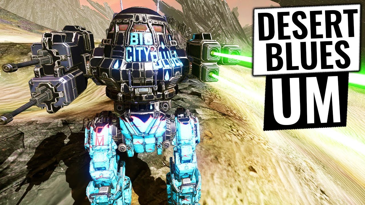 COMB THE DESERT! Urbanmech Street Sweeper Build - Mechwarrior Online ...