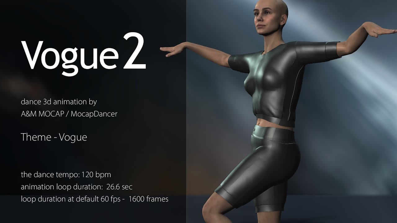 #iClone - Vogue 2 - #120bpm dance animation - YouTube