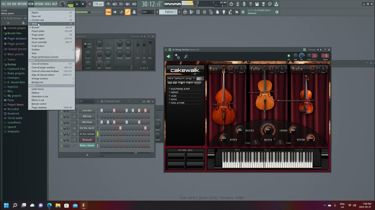 Cakewalk Si Strings in FL Studio 20 - YouTube