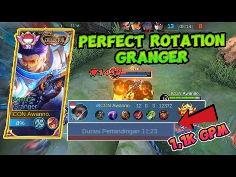 HOW TO PERFECT GRANGER ROTATION, 1.1K GPM|MOBILE LEGENDS - YouTube