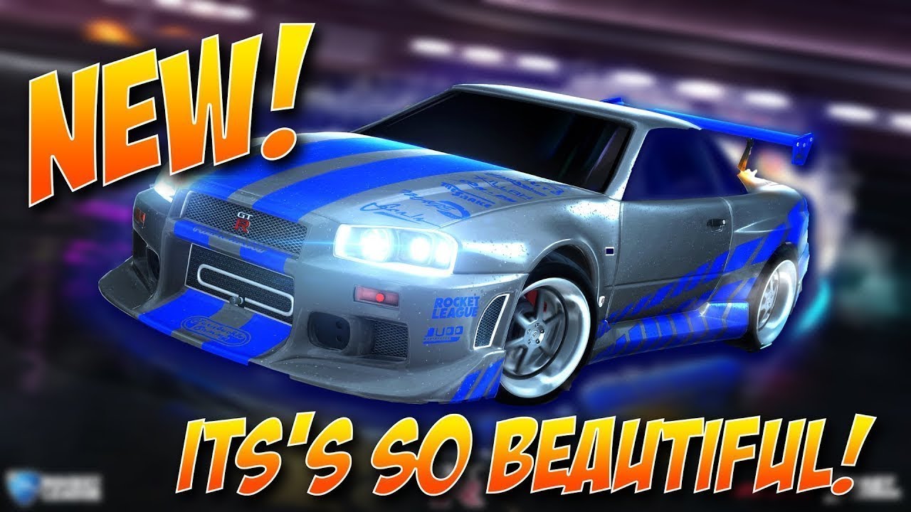 Rocket League | R34 Skyline GT-R Showcase! - YouTube