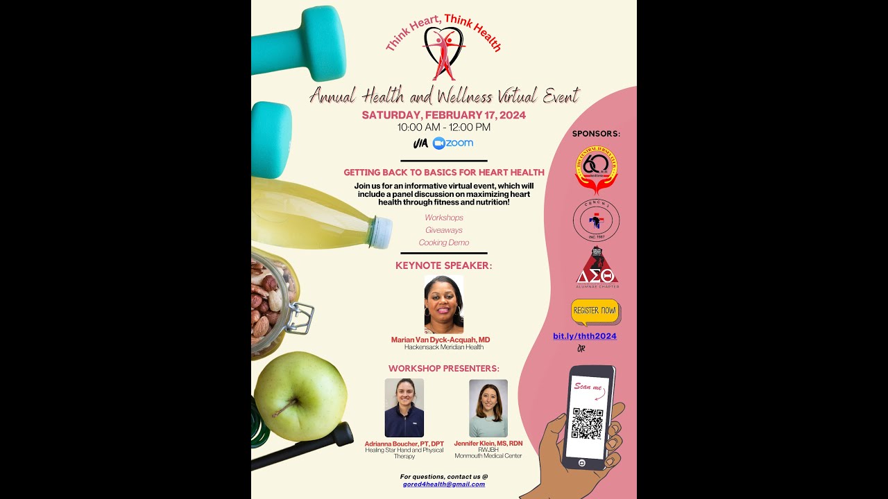Annual Think Heart, Think Health Virtual Wellness Event - YouTube