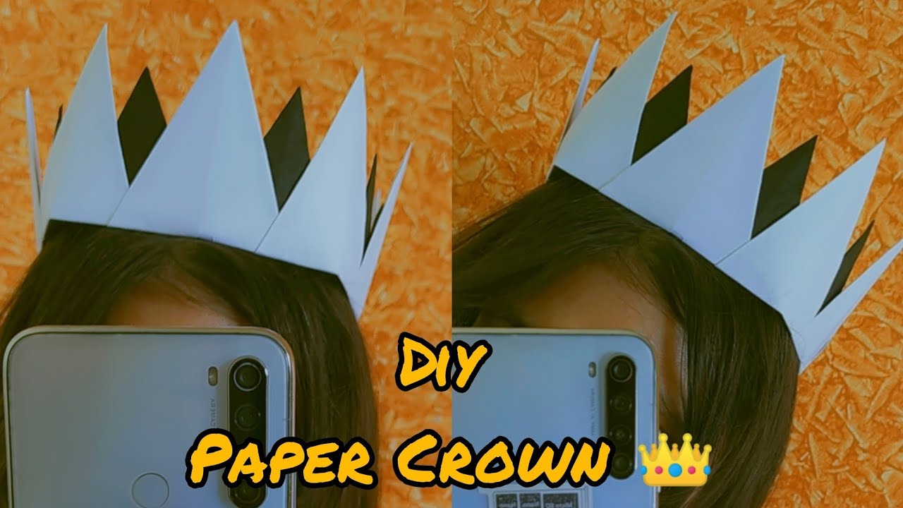 Diy Paper Crown || Easy To Make Paper Crown || Full Tutorial Video ...