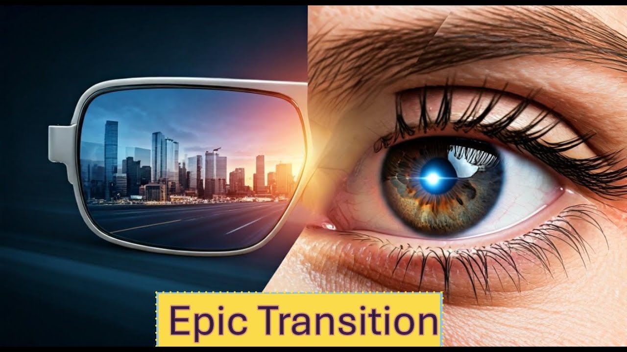 Sunglasses Zoom Through with Epic Eye Transition - YouTube