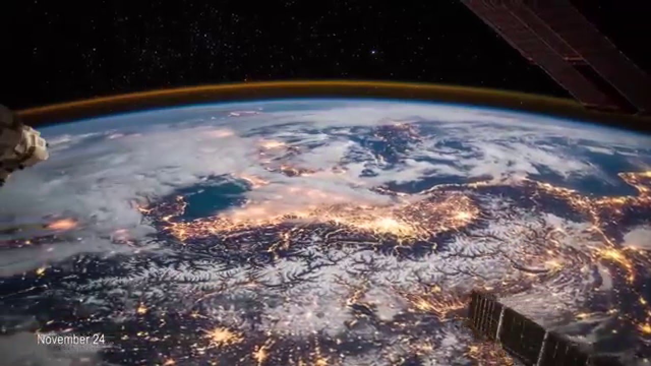 Earth From Space Station - Mediterranean Nights 2015 - YouTube