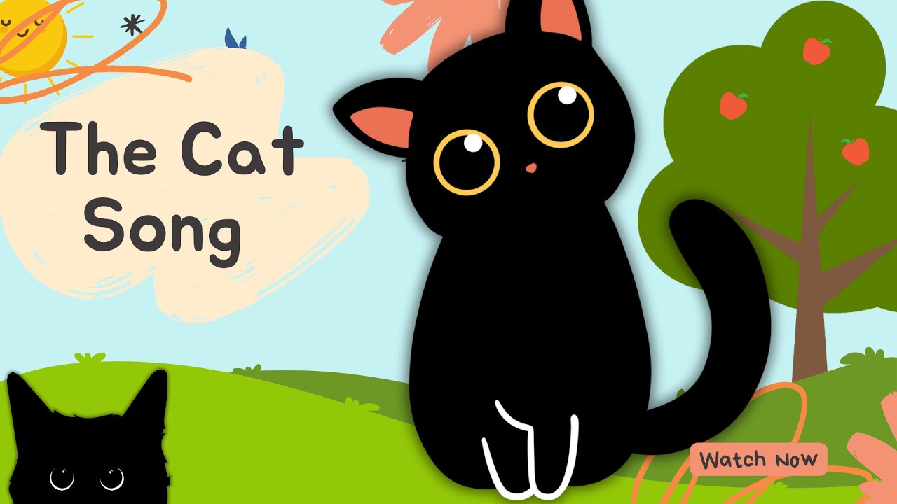 The Cat Song 😻 I'm A Ginger Cat Boo! Meow | Sing Along| Nursery Rhymes ...