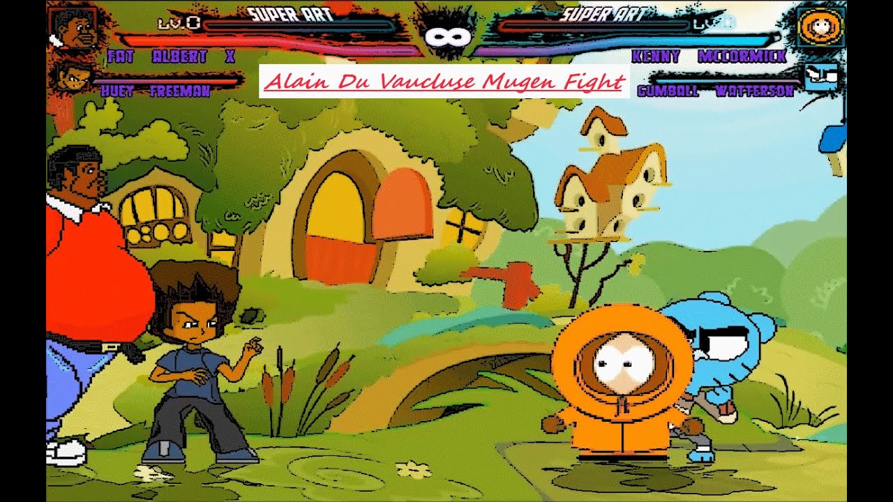 Mugen : Fat Albert X & Huey Freeman Vs Kenny McCormick & Gumball ...