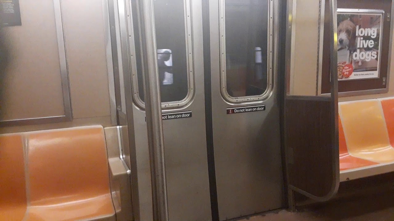 On board R46 (C) train racing with R160A (A) train from 34th street ...