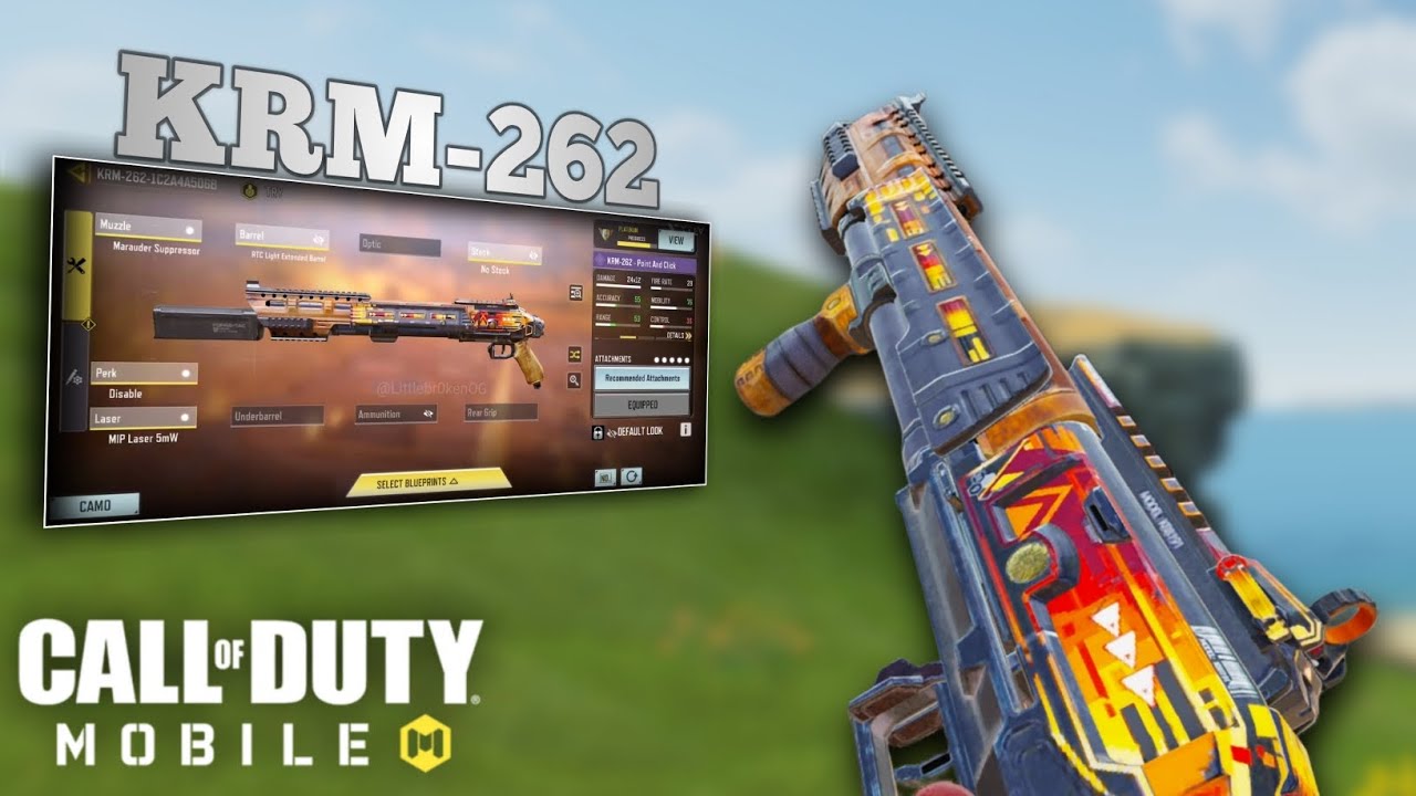30 KILLS USING 1-TAP KRM-262 | BEST KRM262 GUNSMITH IN CODM - YouTube