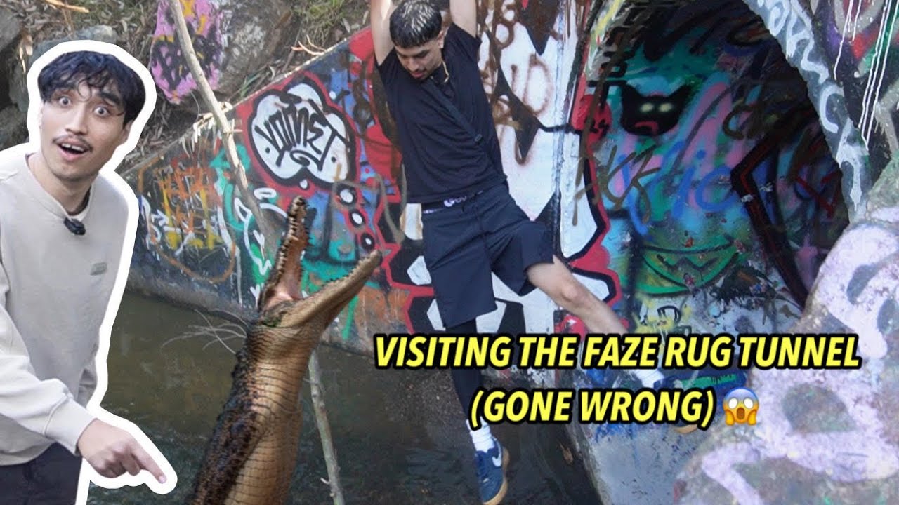 EXPLORING FAZE RUG TUNNEL 2025! (ALMOST DROWNED!!) - YouTube