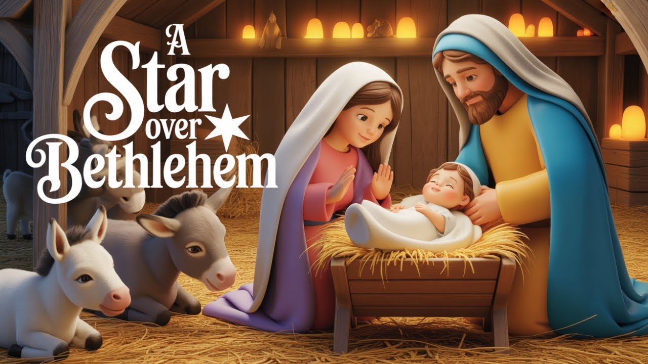 A Star Over Bethlehem / Nursery Rhymes & Kids Songs / Sing Along - YouTube
