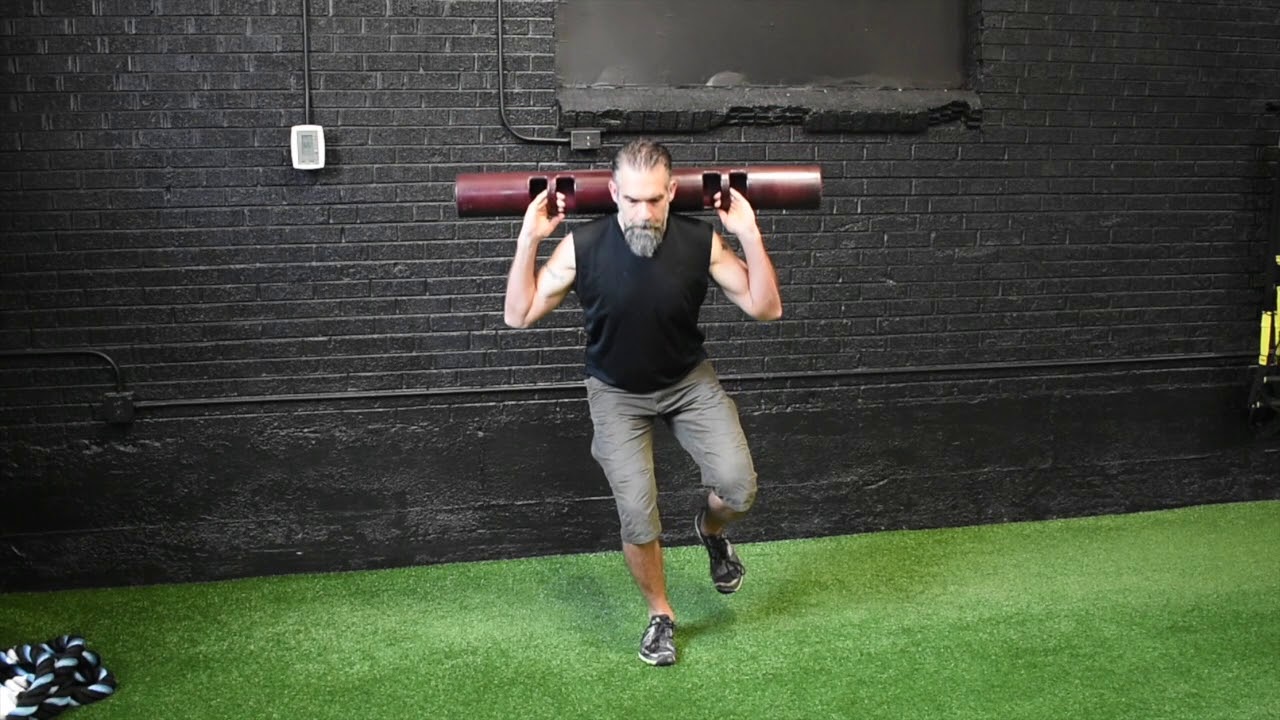 single leg vipr squat - YouTube