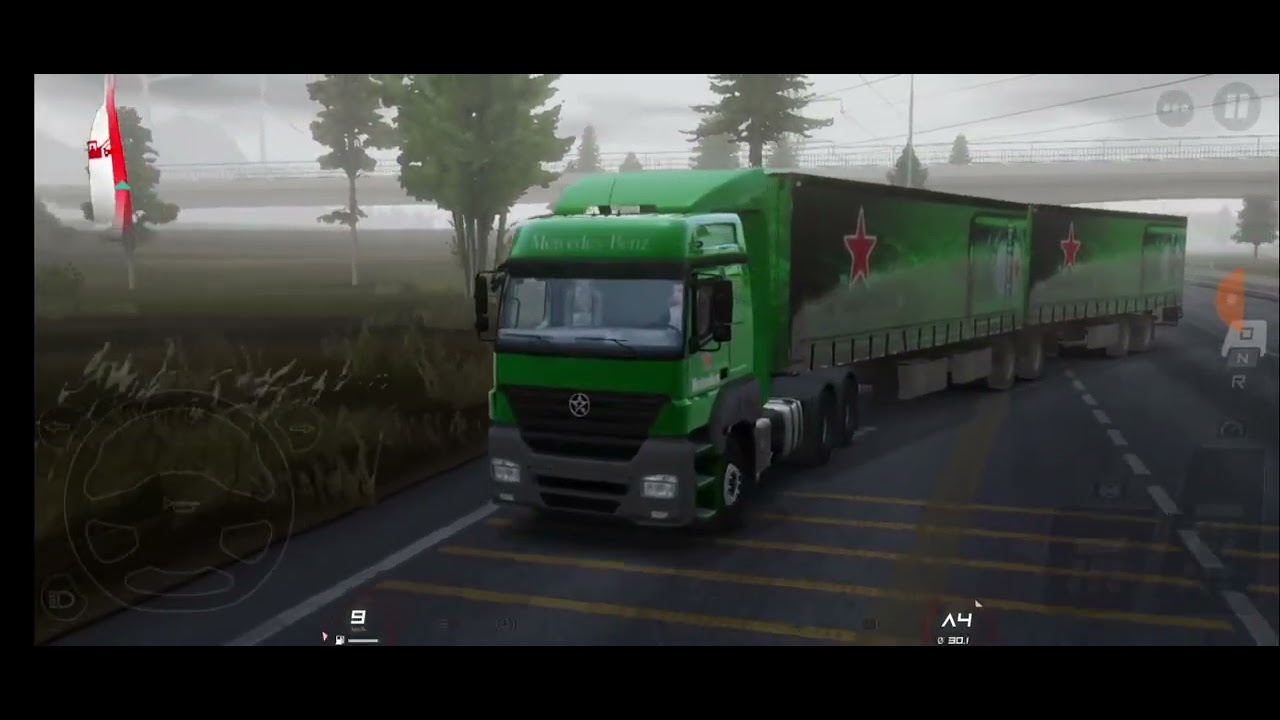 Mercedes Benz Axor no rodo trem heineken #Shorts Truckers of Europa3 ...