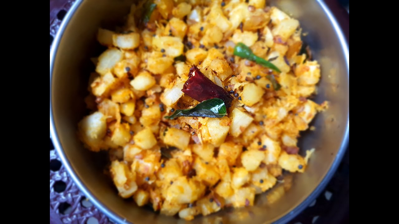 Kappa or Maracheeni thoran - A best side dish for Lunch and also a good ...