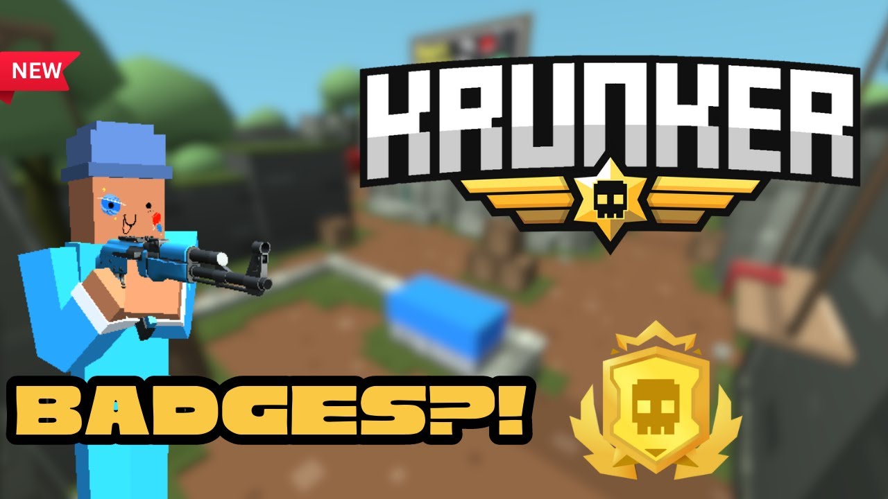 How To Get *BADGES* In Krunker... (So Easy) - YouTube