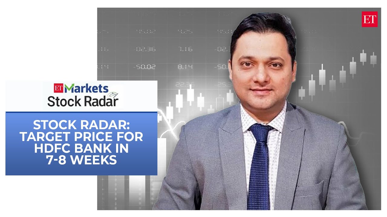 Stock Radar: Recommended target price for HDFC bank in 7-8 weeks - YouTube