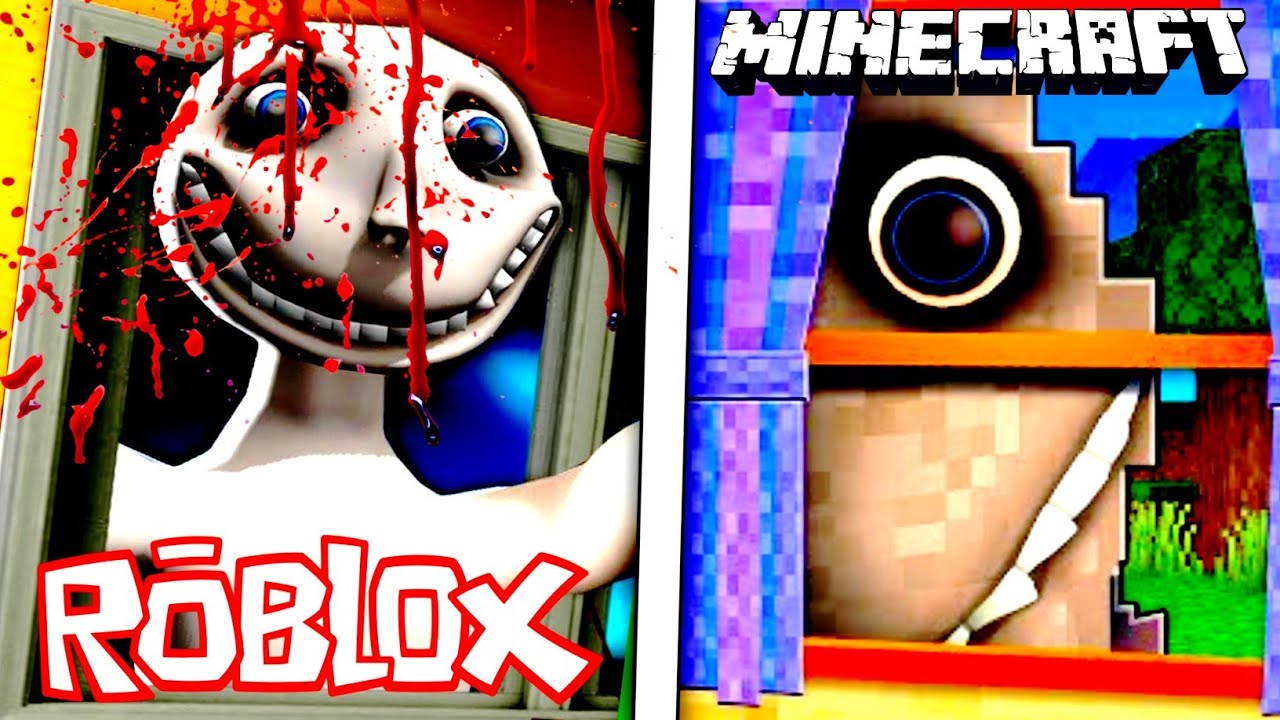 🪟ЧЕЛОВЕК ЗА ОКНОМ В МАЙНКРАФТ И В ROBLOX!!! - The Man From The Window ...