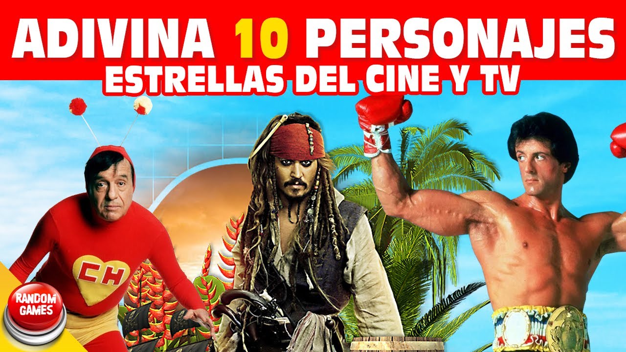 ADIVINA EL PERSONAJE - ESTRELLAS DEL CINE Y TV - YouTube
