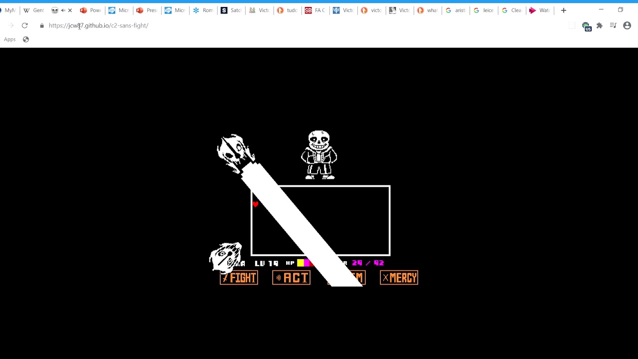 how to complete phase 2 of the sans battle - YouTube