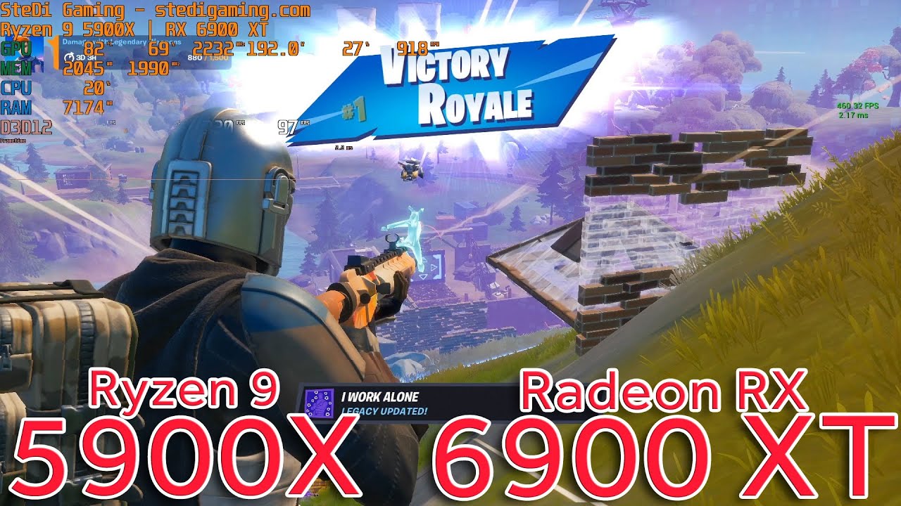 R9 5900X & RX 6900 XT Fortnite Competitive Settings 1080p - YouTube