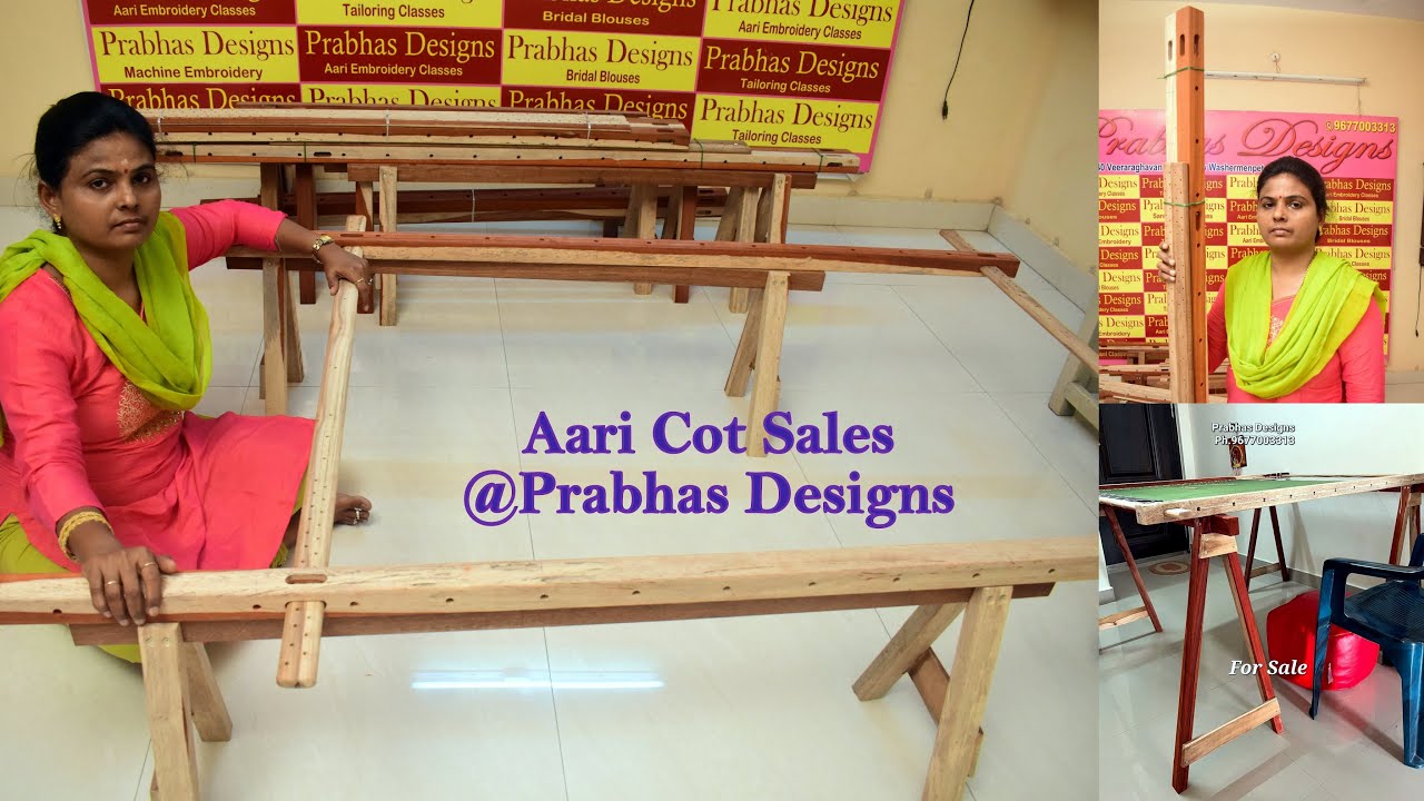Detailed Explanation of 5feet and 6feet Aari Cot || Direct/Online Aari ...