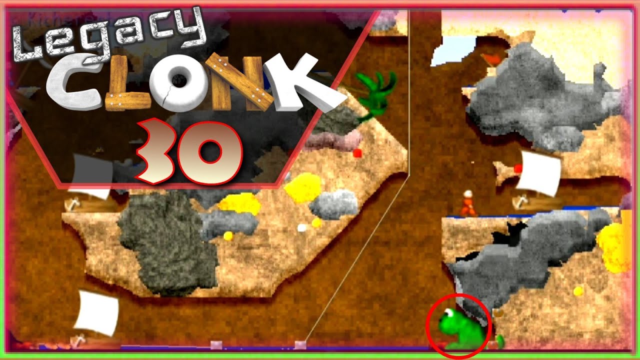 CLONK 30 🙈 Die DINOS sind los 🙈 Let's Play Legacy #Clonk Rage - YouTube