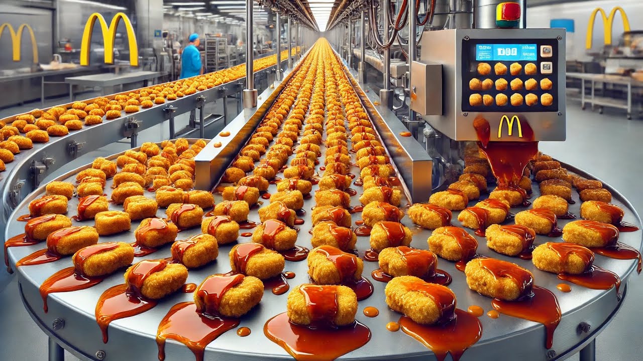 How McDonald's Chicken Nuggets Are Made in a Factory: Why McNuggets Are ...