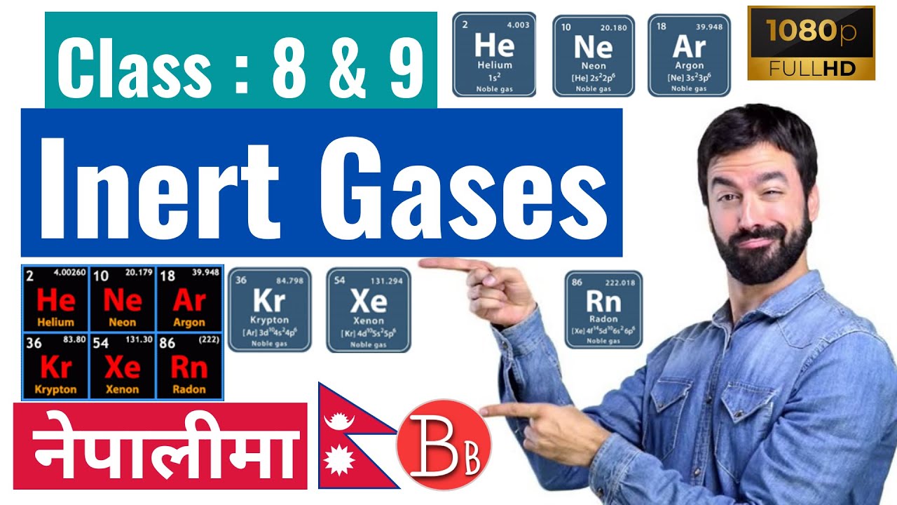 Inert Gases || Non-reactive Gases || Noble Gases || Class 8 & 9 ...