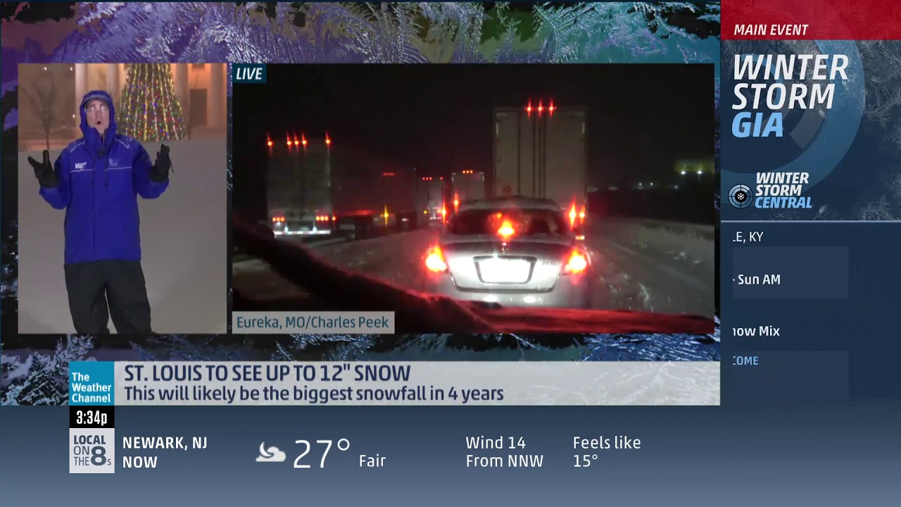 Mike Seidel TWC St. Louis Snow 6:30 PM 1-11-2019 - YouTube