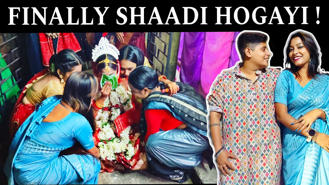 FINALLY SHAADI HOGAYI ! ABB KISKI BARI ? @RSAddiPromiVlogs #lgbtqia # ...