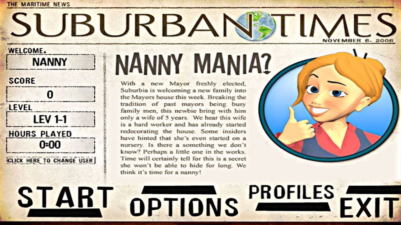 Nanny Mania (PC) | Full Gameplay | No Commentary Longplay - YouTube